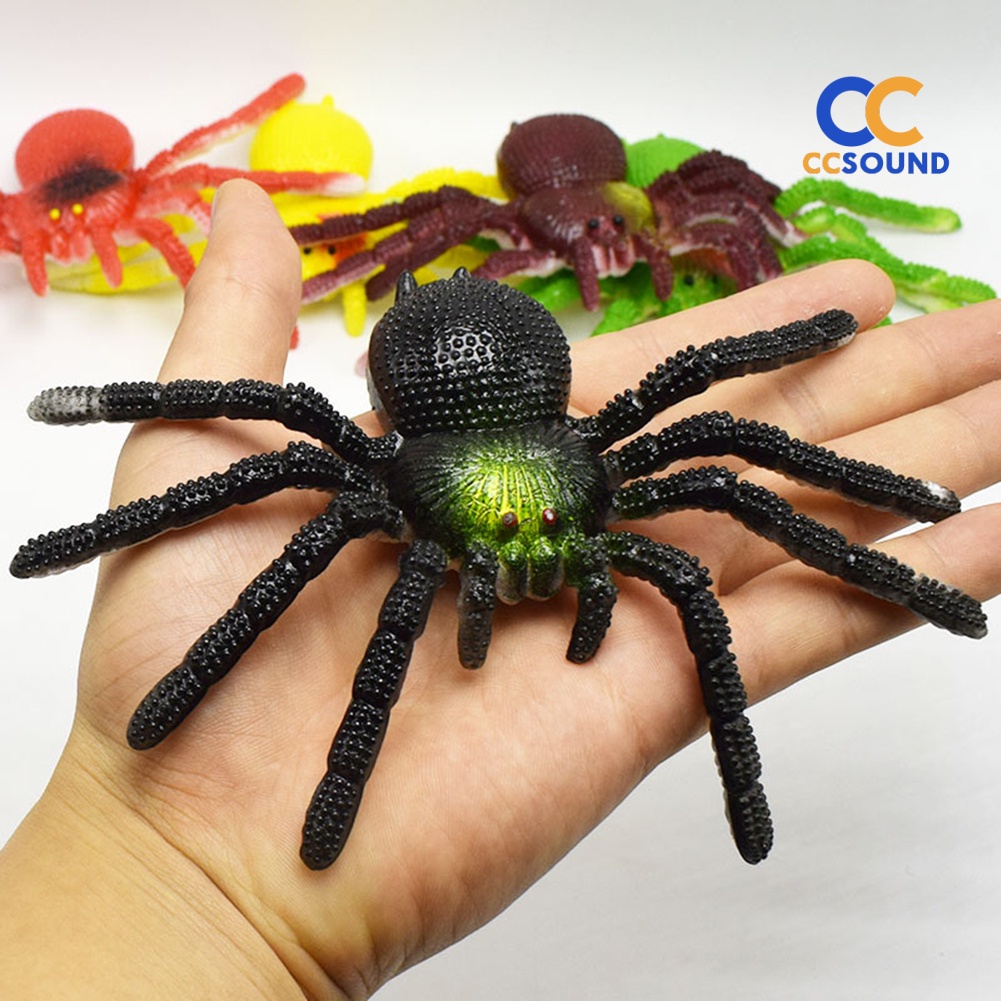 CCID Tricky Toy Realistic Soft PVC Spider Action Model Insect Toy ...