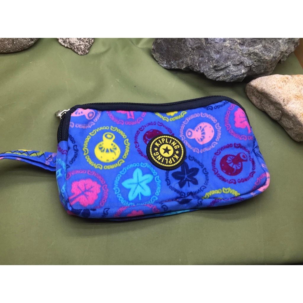 Kipling Vibrant Color Design Coin Purse/Pouch Double zipper | Shopee ...