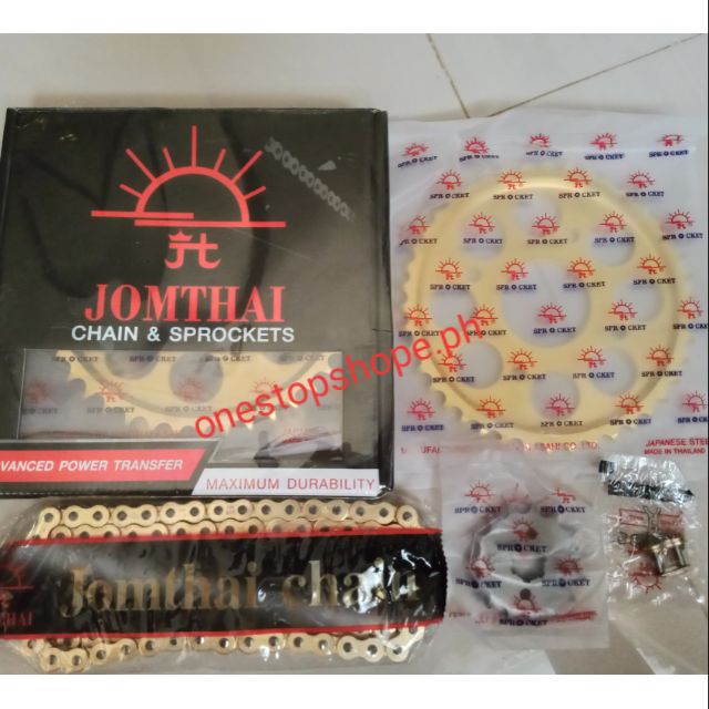 RAIDER150 Chain & Sprocket Set(JOMTHAI) | Shopee Philippines