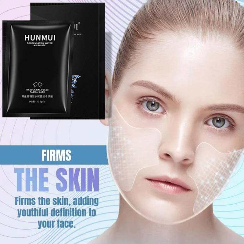 1PCS HUNMUI Condensed Water Microlite Nasolablal Folds Facial Mask 1PC ...