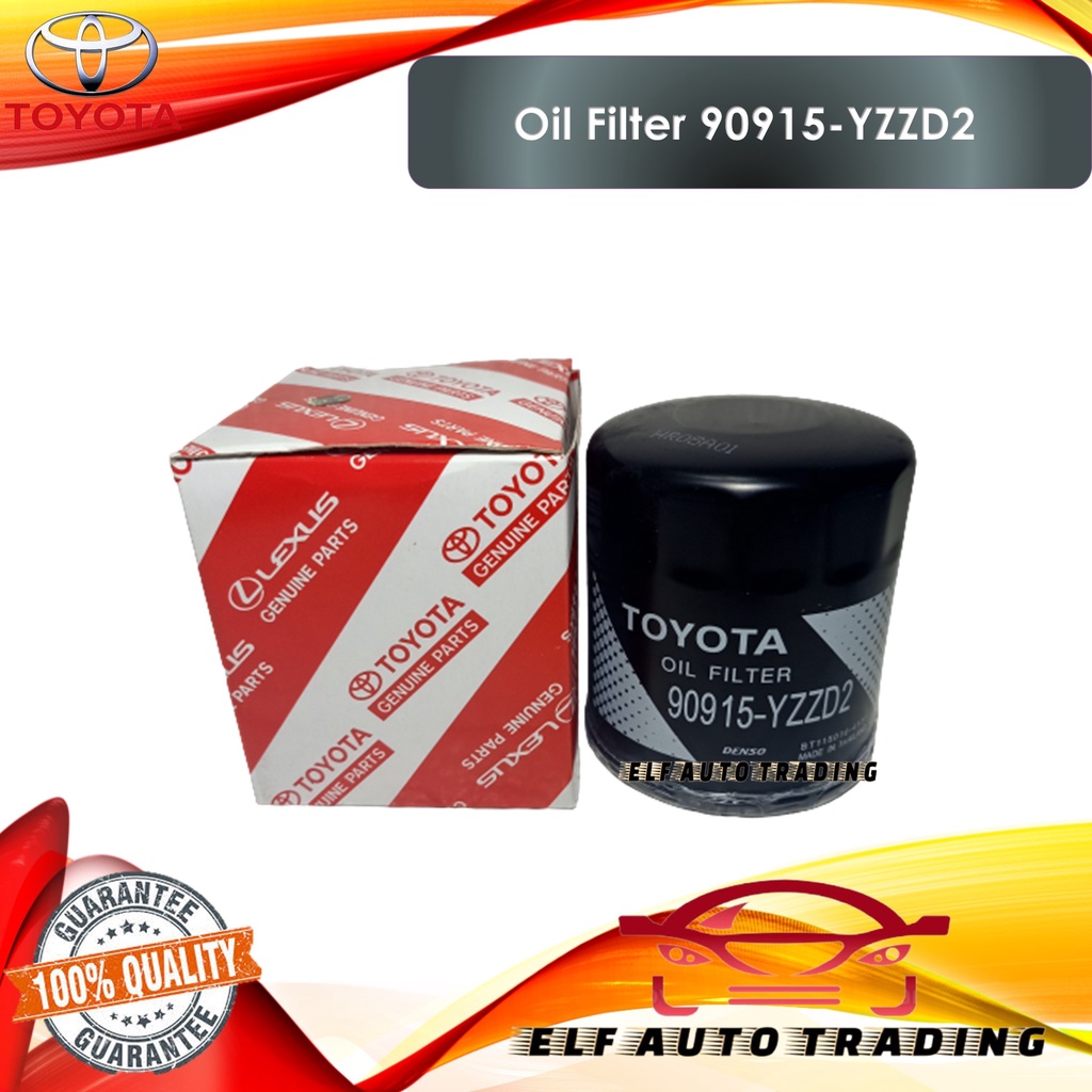 Oil filter (90915-YZZD2) for D4D Engine (2005 - 2020) - Toyota Innova ...