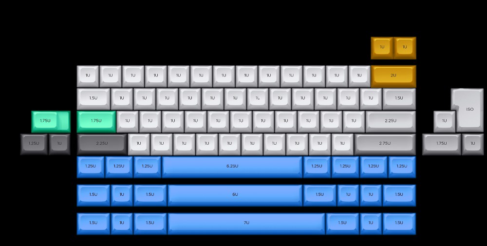 YMDK CNC 60% PVD Brass Plate Universal Positioning Board For GH60 60% ...