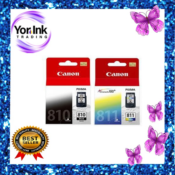 Canon PG-810 and CL-811 Ink Cartridge (Black and Color) | Shopee ...
