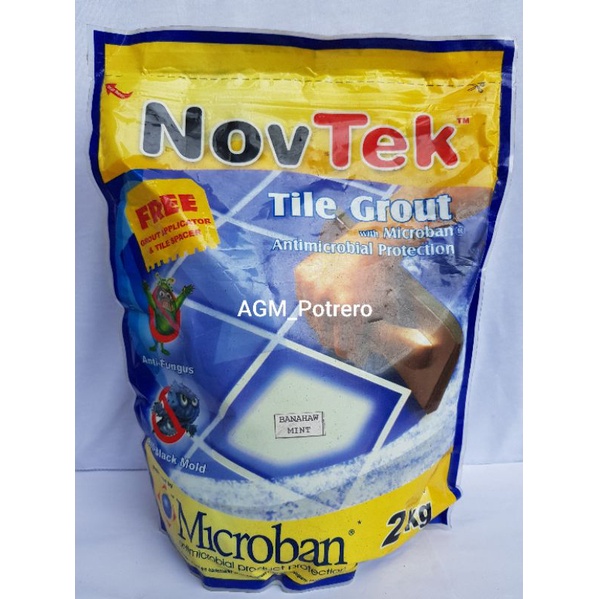 NOVTEK TILE GROUT BANAHAW MINT ( 2Kg PER PACK ) | Shopee Philippines