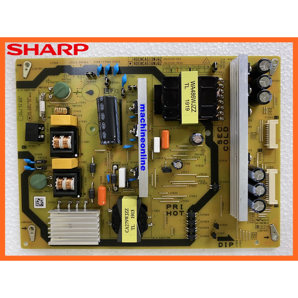 SHARP 45LE280/2TC50AD1X LED TV Power Board 100% Original. | Shopee ...