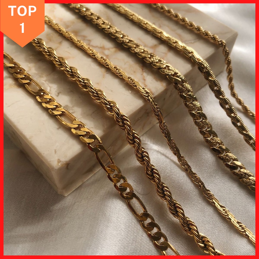 SHAYNE JEWELRY 18k Pawnable Legit, Chains Collection With Gold Tag ...