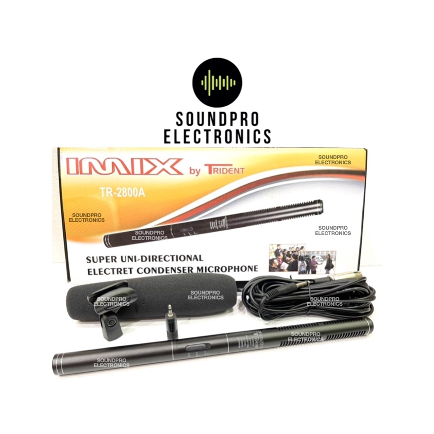 IMIX by: TRIDENT TR-2800A Uni-Directional Electret Condenser Microphone ...