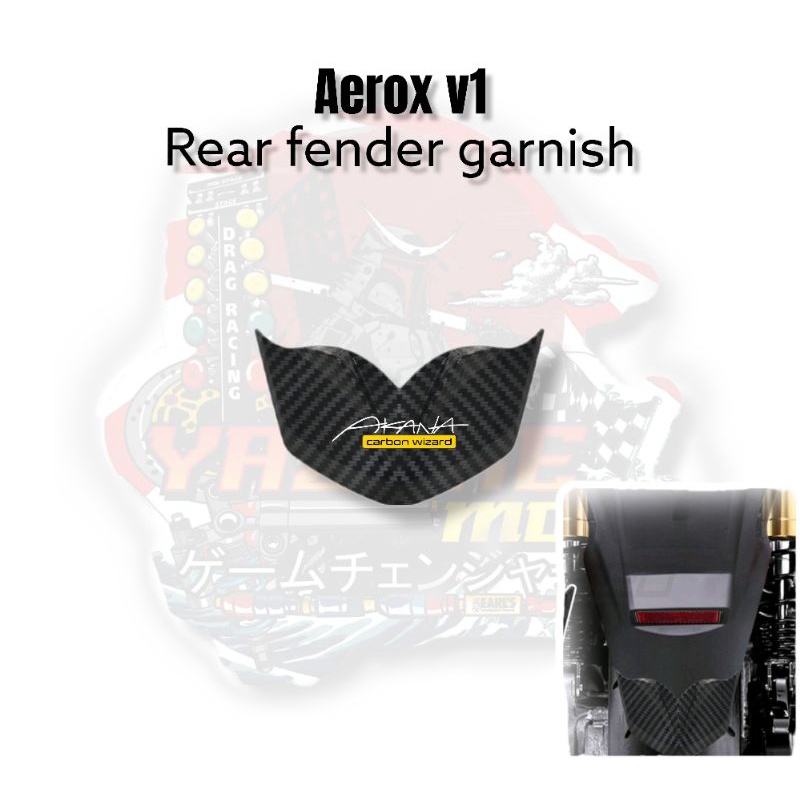 NEW!! Aerox v1 front fender , garnish, crank case, airbox cover, park l ...