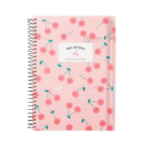 Artbox From Korea Cherry Index Spiral Notebook | Shopee Philippines