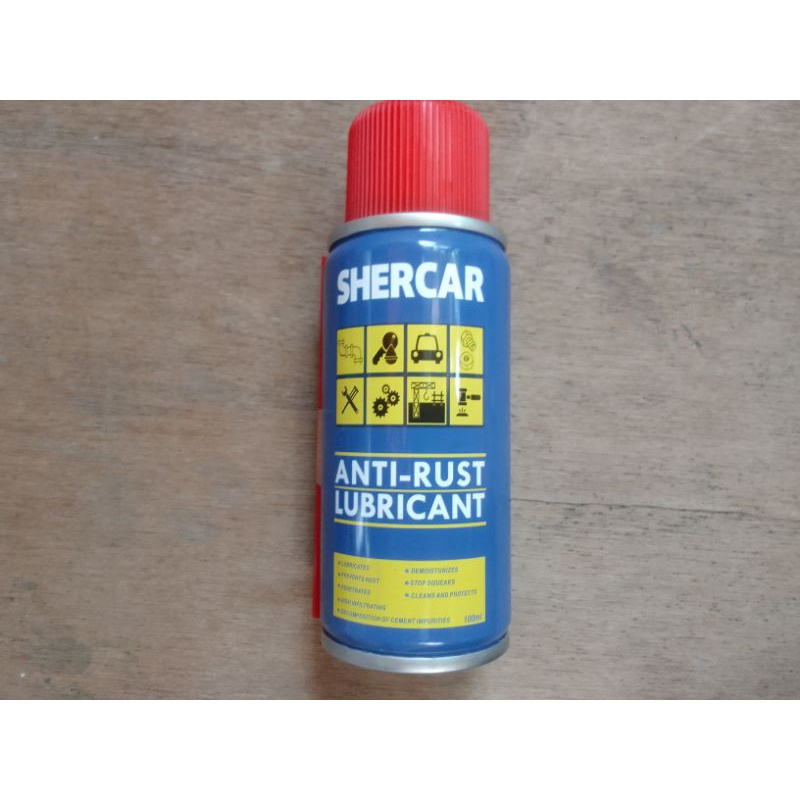 SHERCAR ANTI-RUST LUBRICANT 100ML, 200ML PAMPADULAS SA BOLT GEAR NUT ...