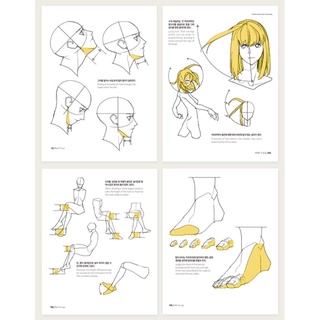 Point Character Drawing Vol.2(English ver.) by Taco(2 books) From Korea ...