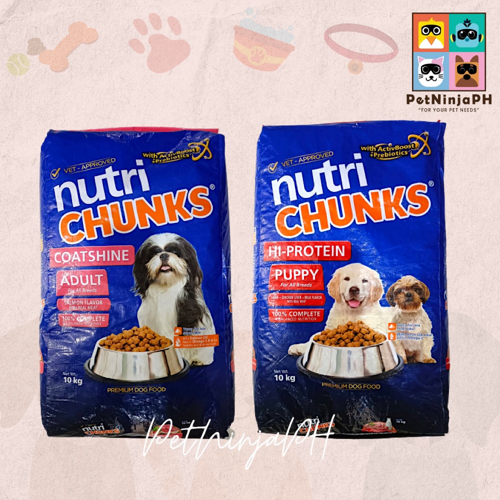 Nutri Chunks Premium Dog Food 10 kg | Shopee Philippines