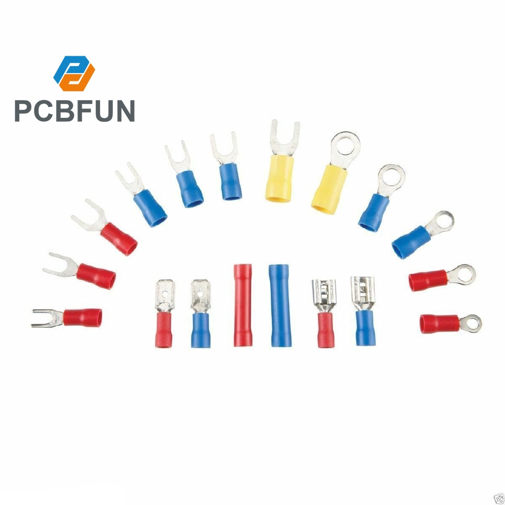 Pcbfun 300 Pcs Terminals Connector Pvc Assorted Insulated Electrical ...