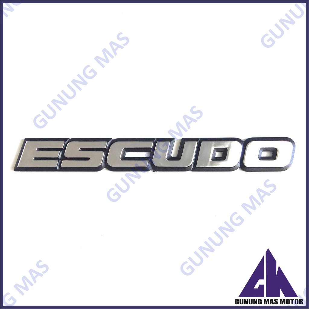 Escudo Lettering Emblem Patch Letters Forsuzuki escudo | Shopee Philippines