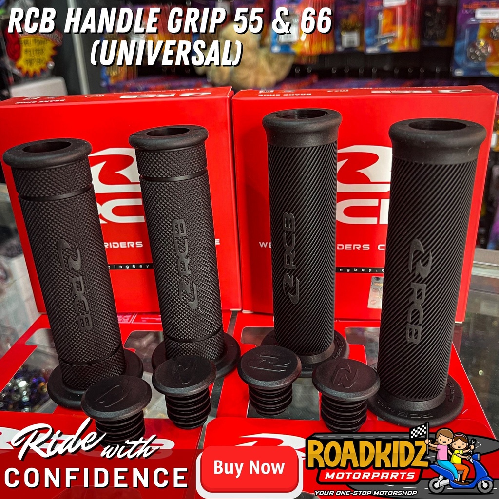 RACING BOY (RCB) HANLE GRIP BLACK HG 55 AND HG 66 FITS ALL MOTORCYCLE ...