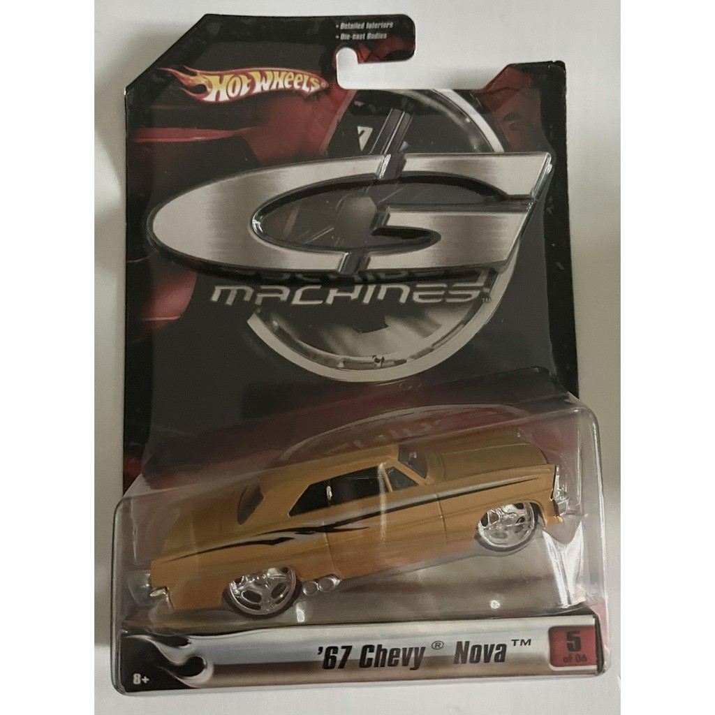 Hot Wheels - G-Machines - '67 Chevy Nova Yellow 1:50 | Shopee Philippines