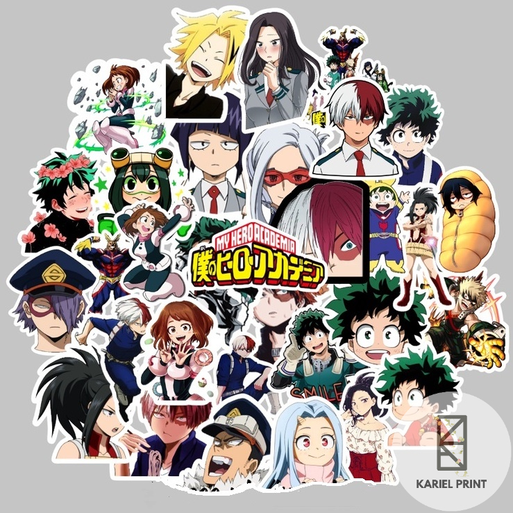 Hero Academia 32pcs laminated stickers | Shopee Philippines