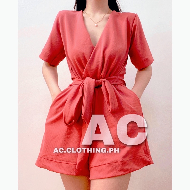 SHERYL PLAIN ROMPER | Shopee Philippines