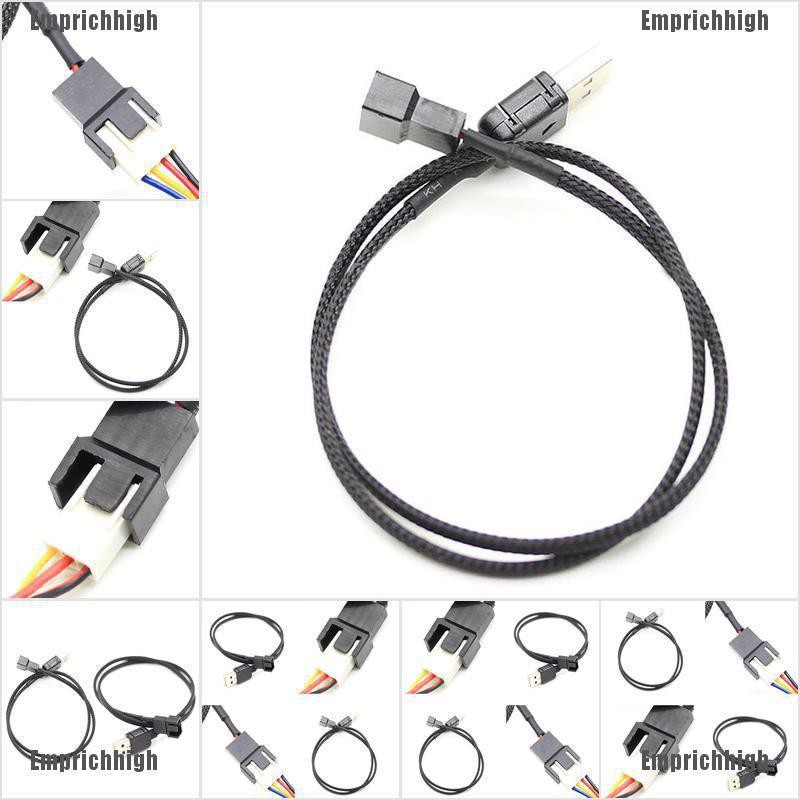 QrhYK USB A male to Fan 2-Pin/3-Pin 3pin /4-Pin 4pin Adapter Cable for ...
