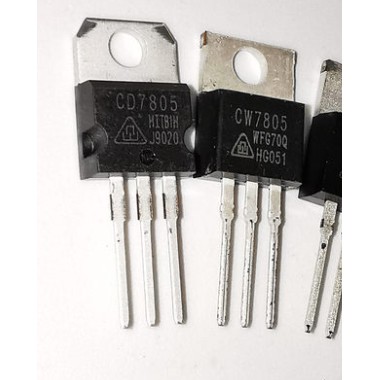 10pcs cw7805 cw7805h cw 7805 to -220 triple terminal regulator tube ...