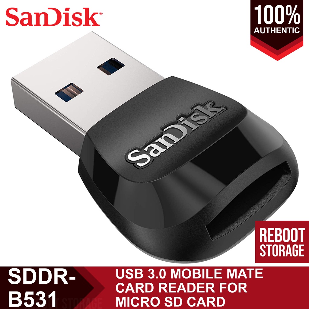 SanDisk USB 3.0 MobileMate Card Reader SDDR-B531 | Shopee Philippines