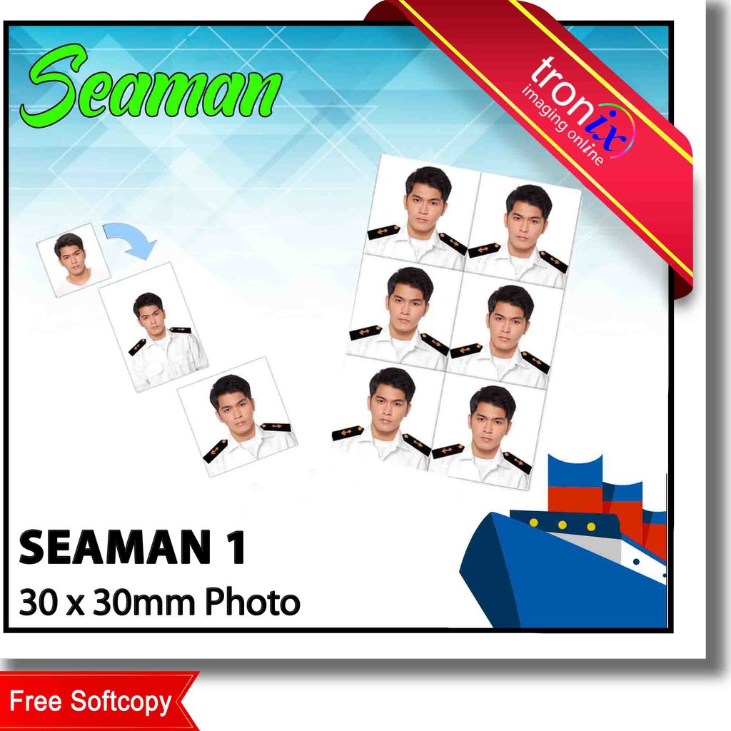 Tronix Imaging Seaman Id Picture With Free Soft Copy (To Be Send ...