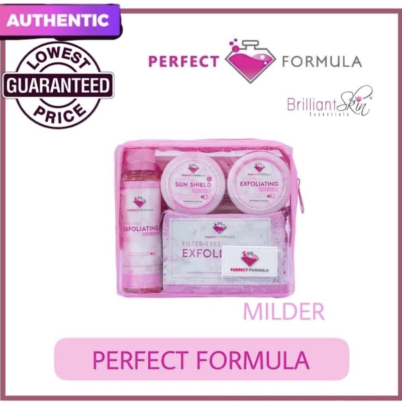 AUTHENTIC PERFECT FORMULA Exfoliating Set ( Mild / EXTRA STRENGTH ...