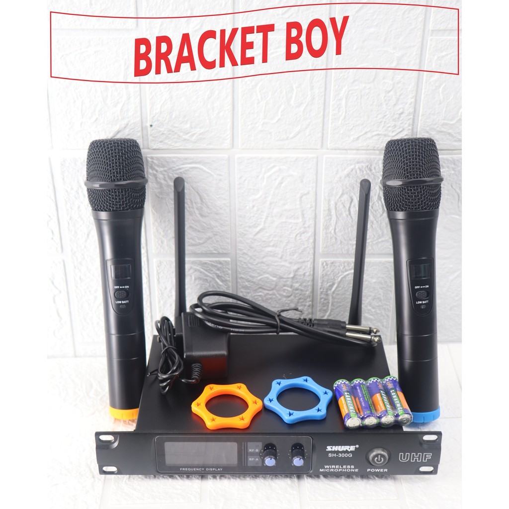 SH - 300G Professional Wireless Microphone System ( black ) | Shopee Philippines