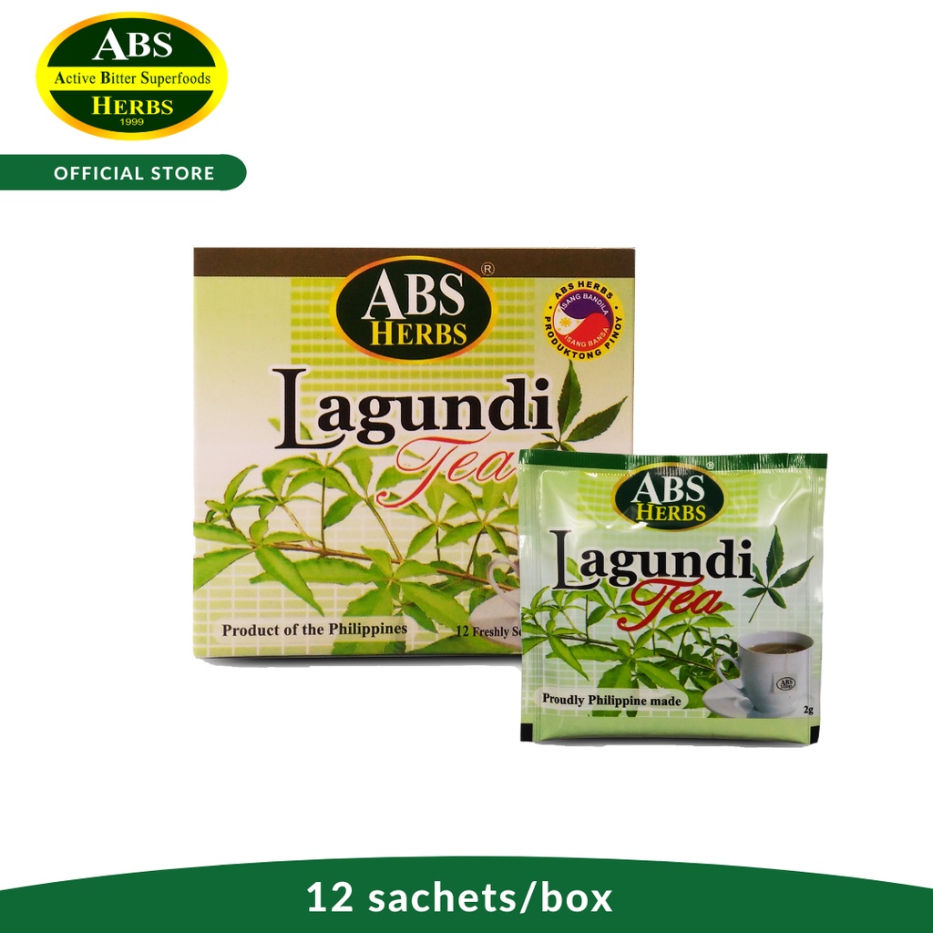 ABS Lagundi Tea 2g/12 Sachets | Shopee Philippines