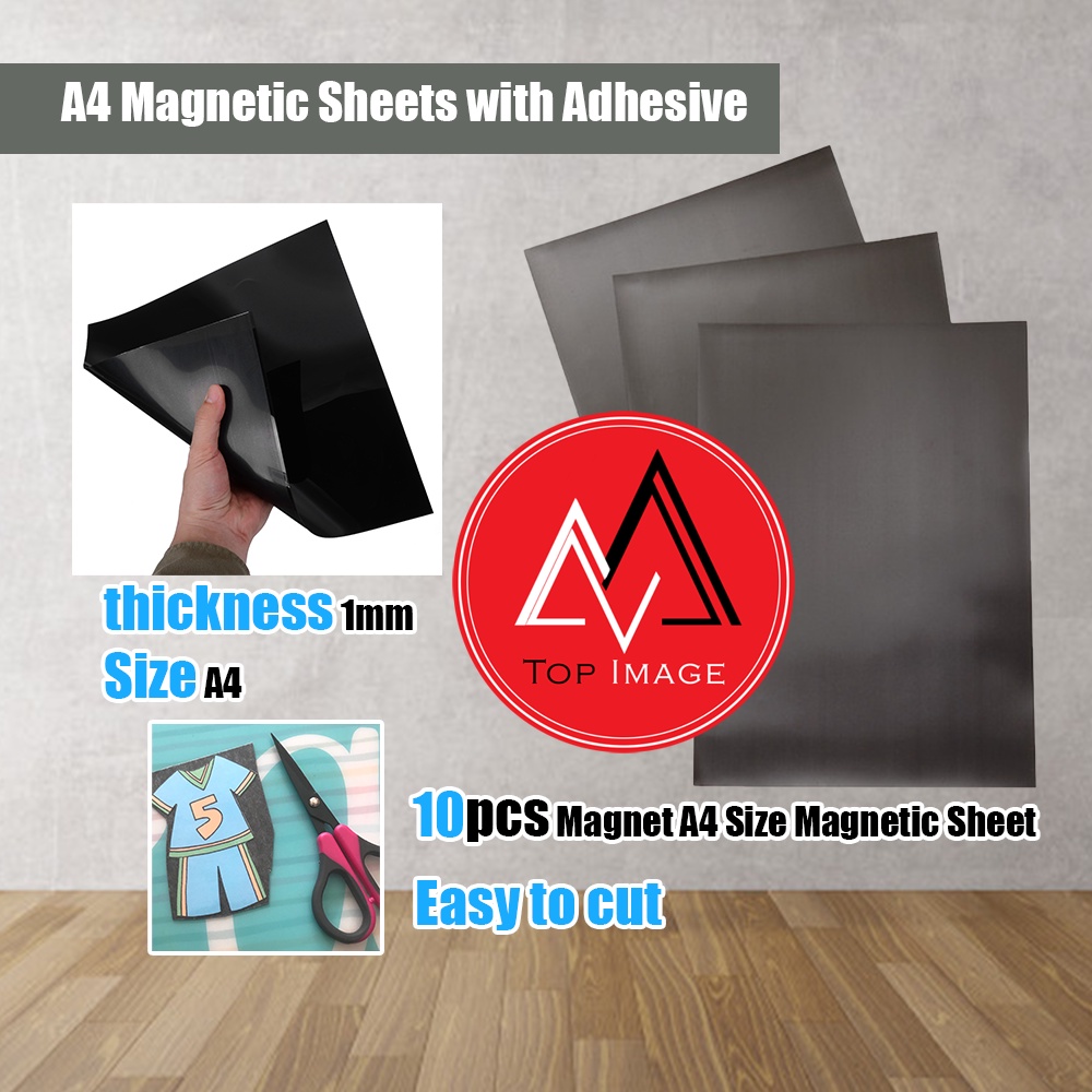 Magnetic Sheet A4 Size 10pcs Ordinary Cuttable Ref Magnet 1mm | Shopee Philippines