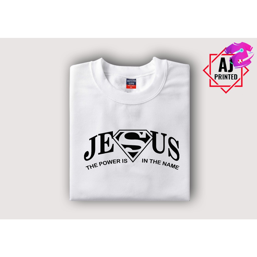 JESUS TPIN PRINT T-SHIRT FOR MEN AND WOMEN | Shopee Philippines