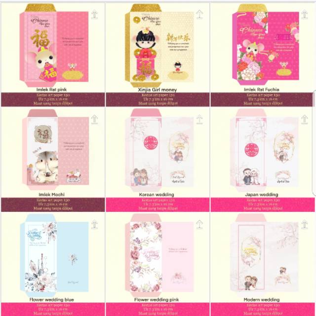Angpao 50 Sheets (custom) | Shopee Philippines