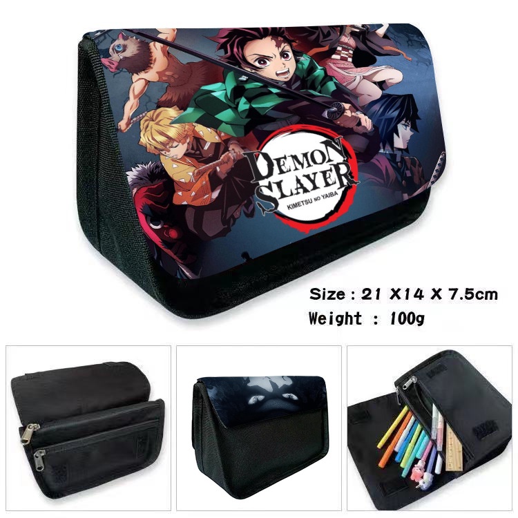 Demon Slayer Tanjirou Nezuko Pencil Box Anime Cartoon Pencil Box ...