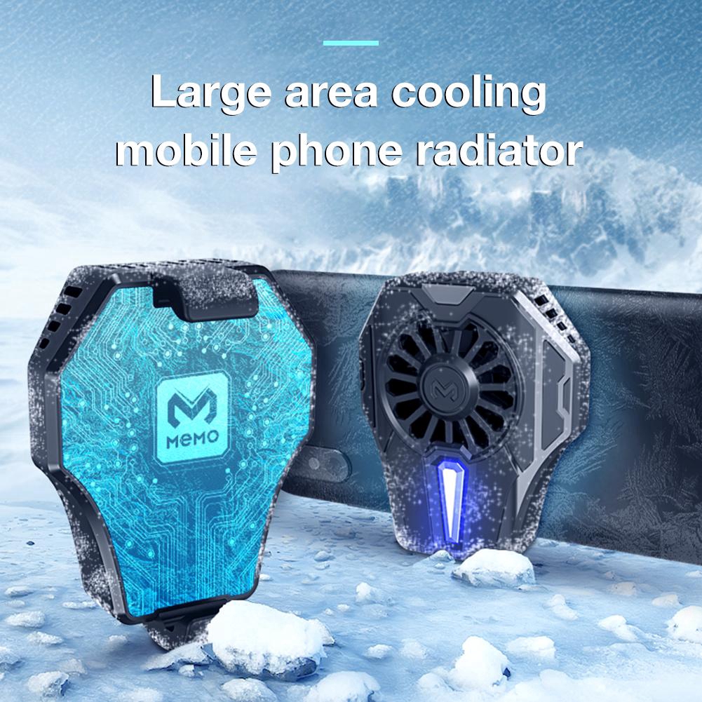 MEMO Mobile Phone Radiator Gamepad Cold Wind Handle Fan DL01 For PUGB ...