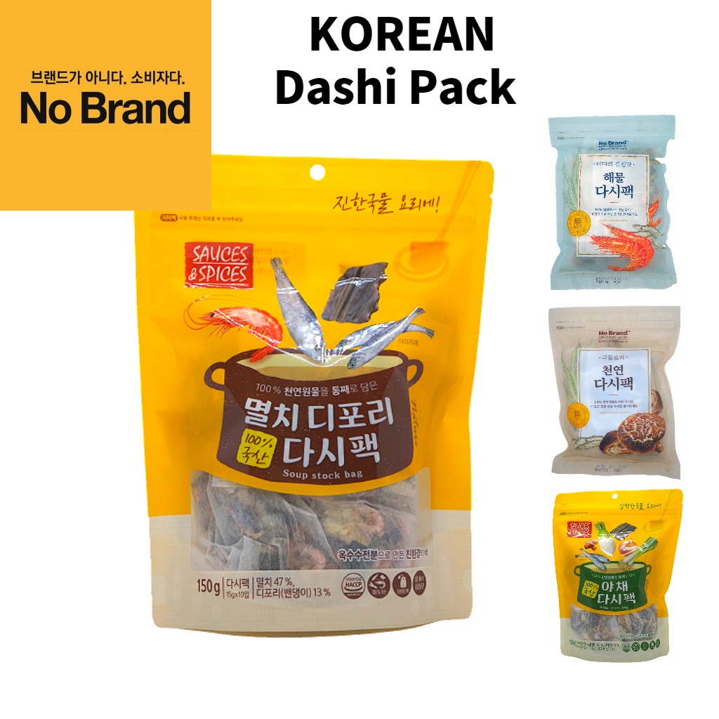 Dashi Pack [EMART NOBRAND] Soup Stock Bag, Korean Broth Pack 150g 160g ...