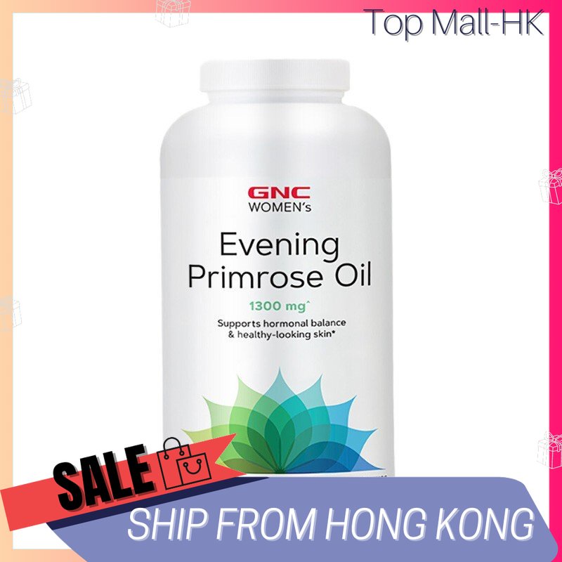 GNC Women's Evening Primrose Oil 1300mg (180 Softgel Capsules) | Shopee ...
