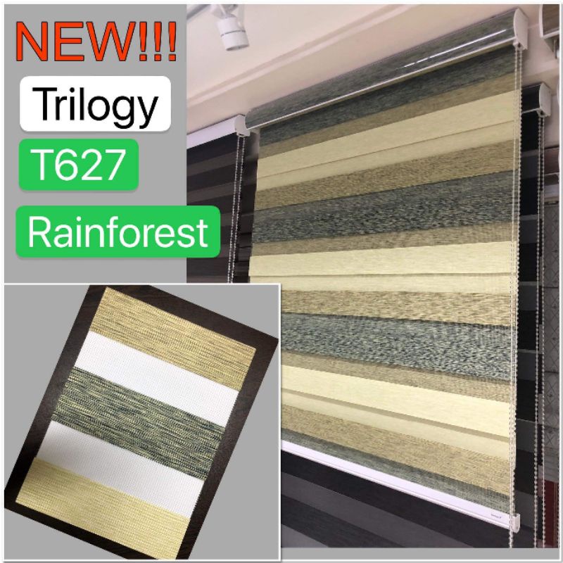 TRILOGY - Tri Colored Premium Korean Window Blinds [BIG SIZES] | Shopee ...