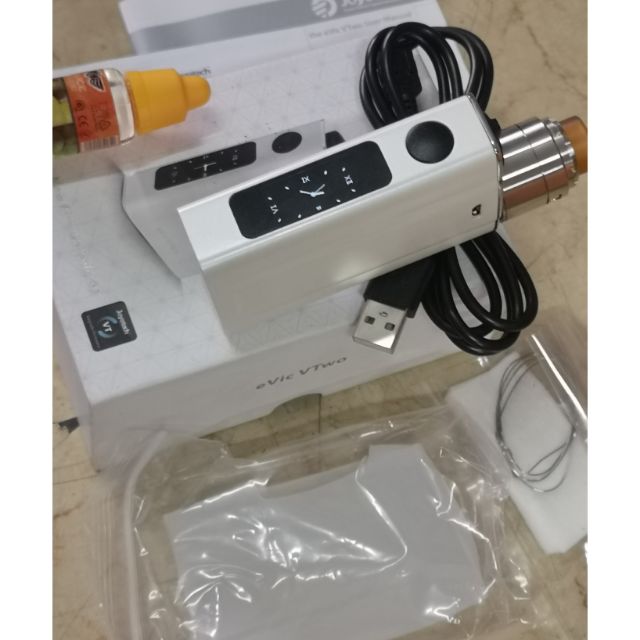 eVic VTwo mod with RDAtomizer complete set vape Free Silicon | Shopee ...