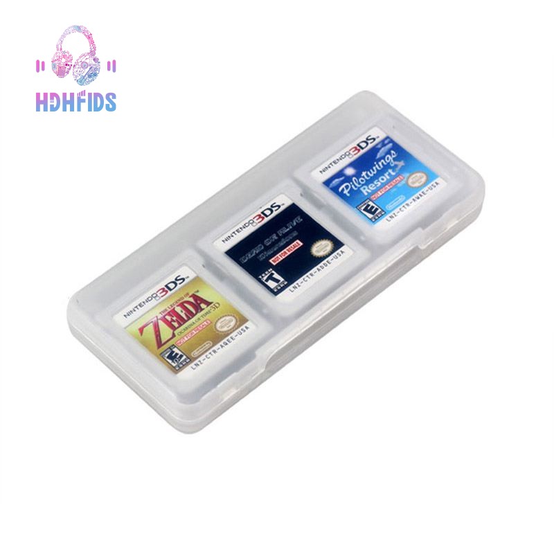 🔥Clear 6 in 1 Game Card Storage Case for Nintendo 3DS XL LL NDS Dsi ...