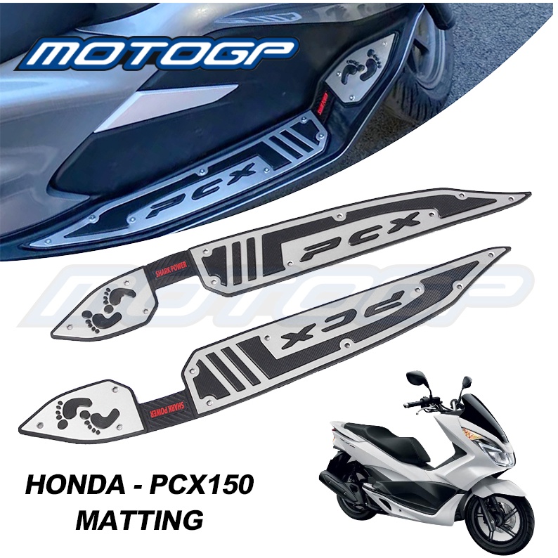 YESTAR PH 1 Set CNC Alloy Rubber Matting For Honda PCX 150 V1 ...
