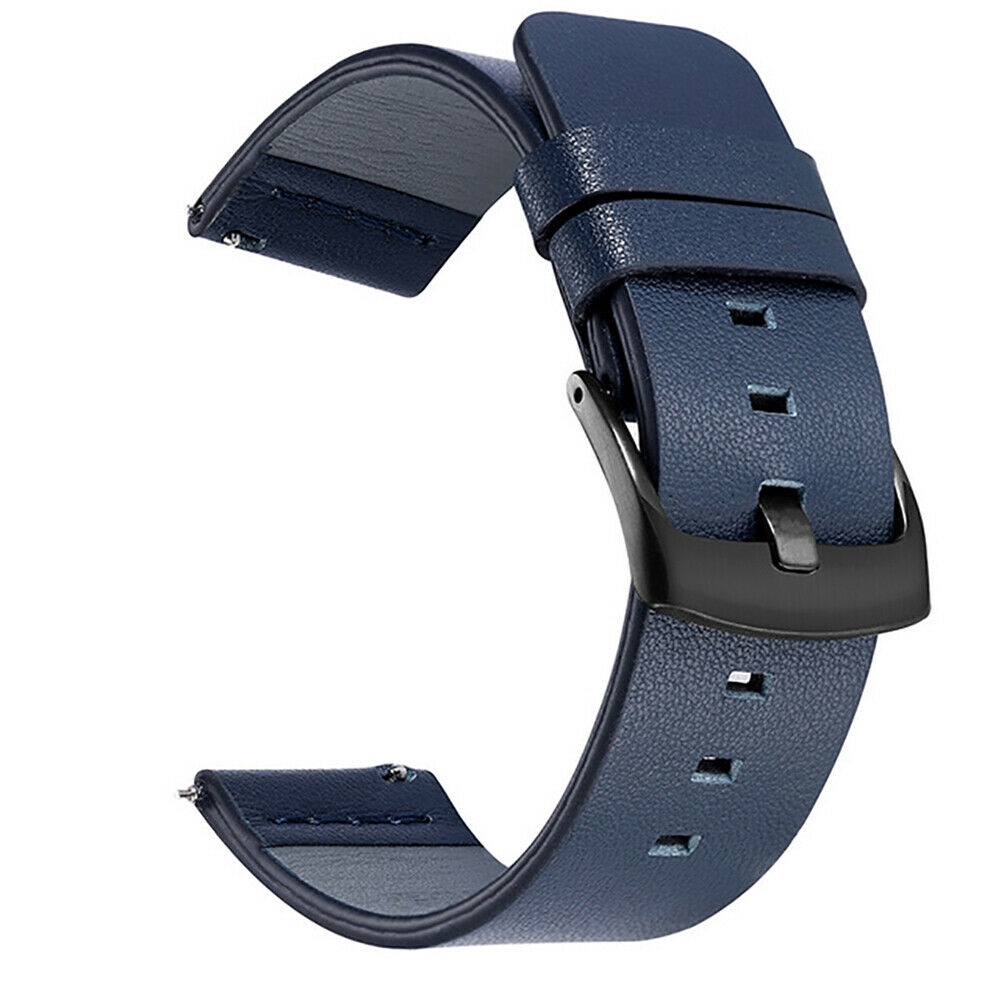 18mm 20mm 22mm 24mm Genuine Leather Strap Wrist Watch Band Quick ...