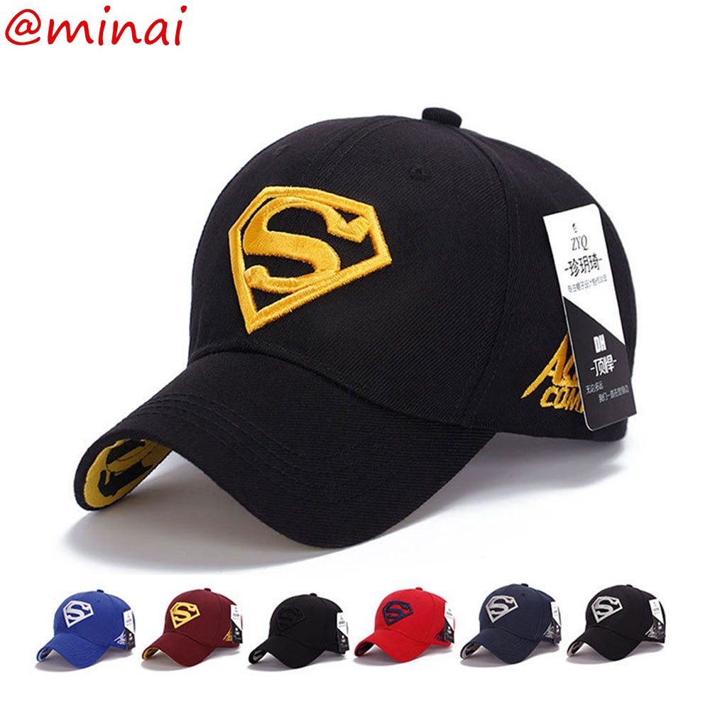 Movie Caps Crochet Unisex Baseball Hat Steampunk Superman | Shopee ...