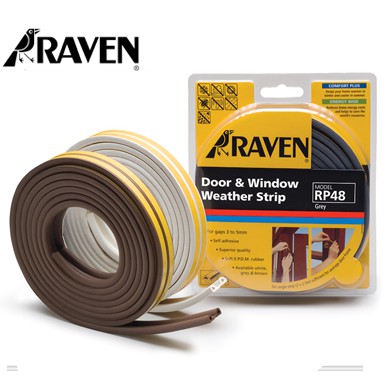Raven RP48 Door and Window Weatherstrip Self Adhesive Seal | Shopee ...