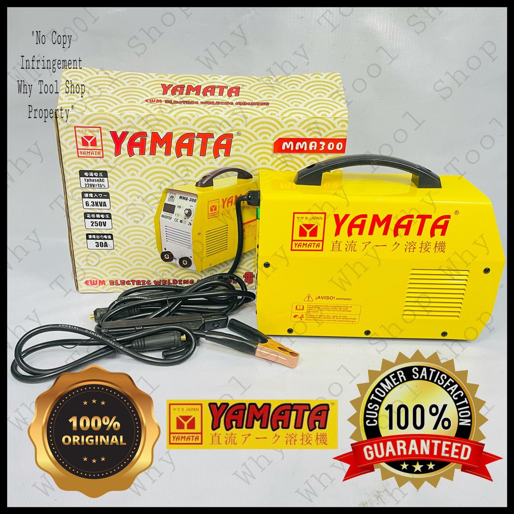 YAMATA JAPAN INVERTER WELDING MACHINE 300AMP( MMA-300 ) | Shopee ...