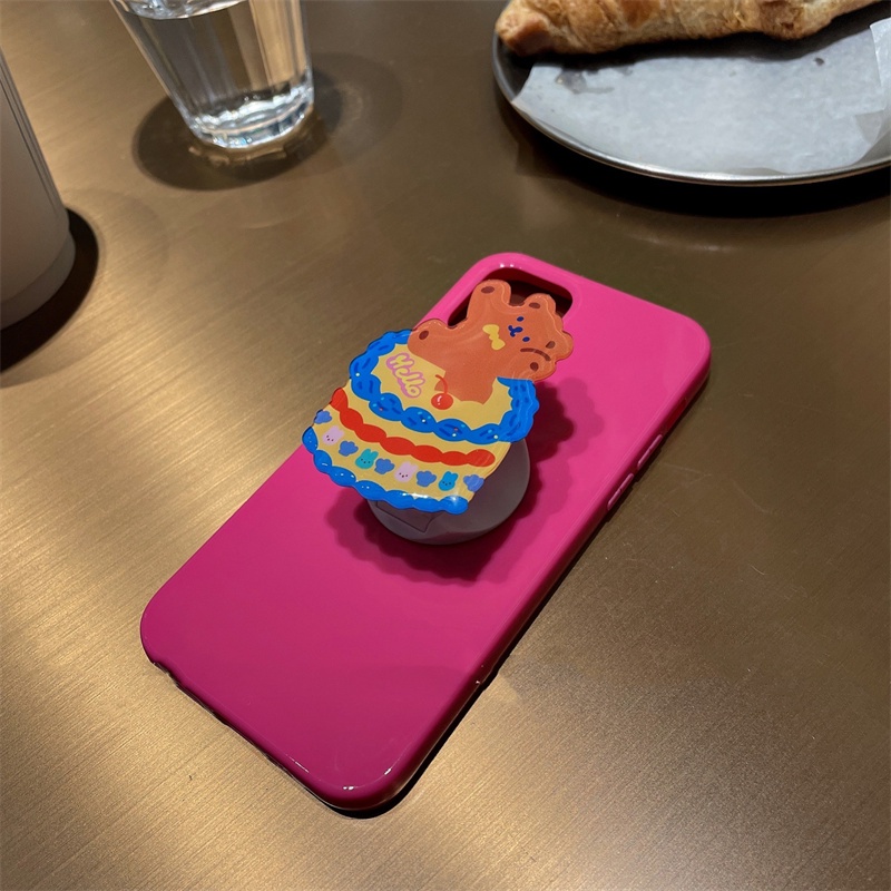 Cartoon Cute Art Bracket Floding Phone Stand Funny PVC Mobile Phone ...