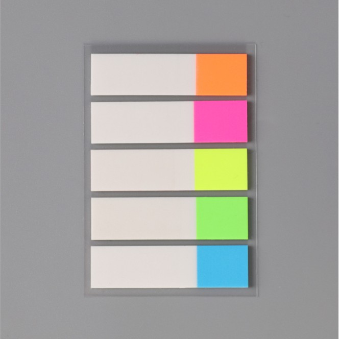 Post-it label, index sticker, classification mark sticker, translucent ...