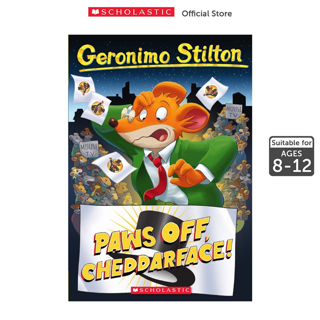 Scholastic : Geronimo Stilton #6 : Paws Off, Cheddarface (ISBN ...