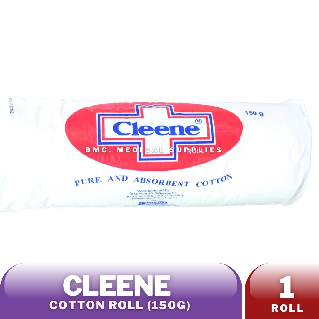 Cleene Cotton Balls (300's) (100's) (50's) and Cotton Roll (90G) (25g ...