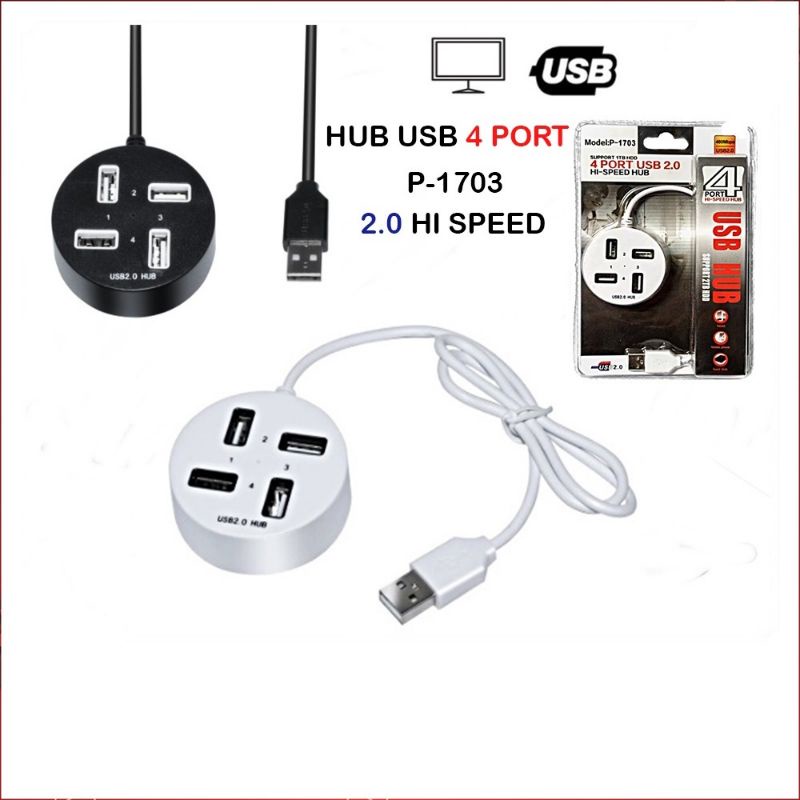 4 Port USB 2.0 Hi-Speed Hub | Shopee Philippines