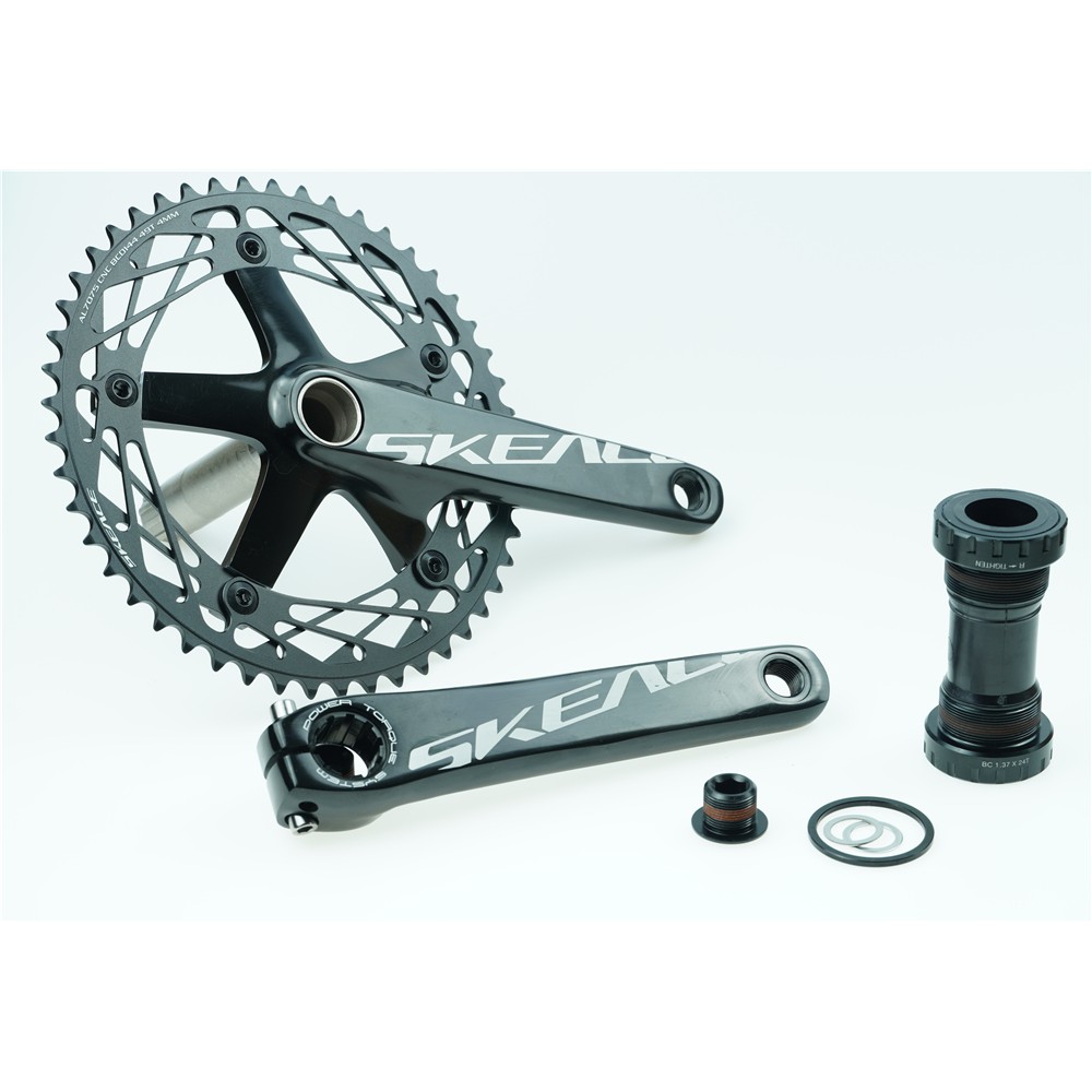 SKEACE Crankset Fixed Gear Alumniun Hollow Sprocket Crank SKE Crankets ...